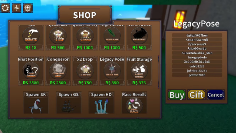 Roblox King Legacy - All Gacha Spawn Locations