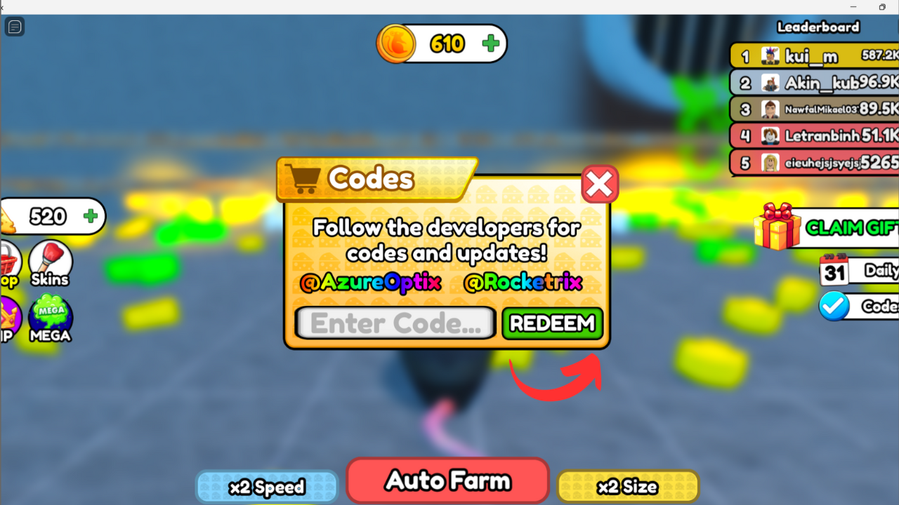 Rat Eating Simulator: Free Codes in February 2026