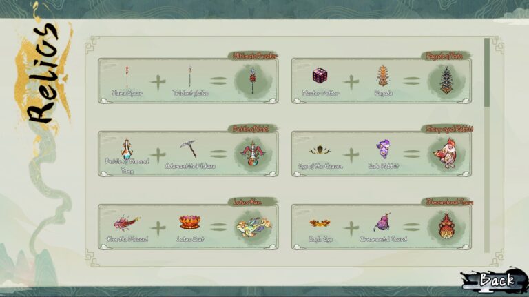 Westale: Peelgrimage Game Relic Recipe Guide for Beginners